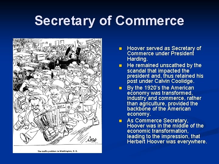 Hoover FDR and The Great Depression Hoovers Personal