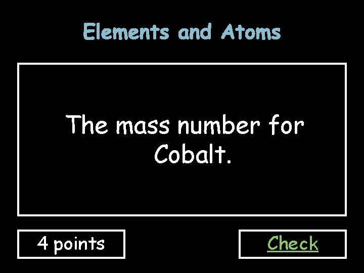 JEOPARDY Physical Science Chapter 4 Review Game Select