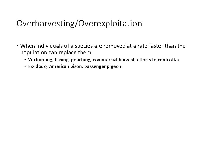 Chapter 18 Conservation of Biodiversity Modern Conservation Legacies