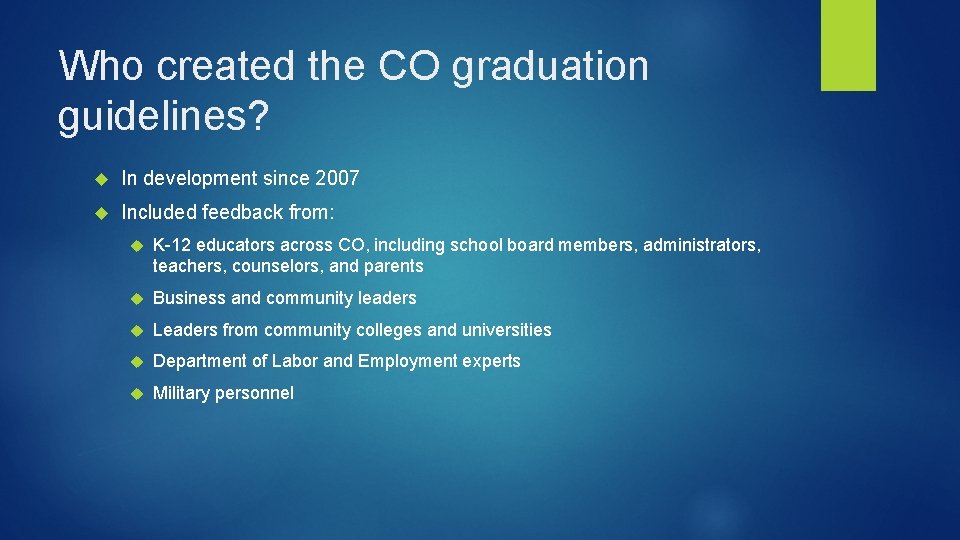 D 11 Graduation Requirements for Class of 2021