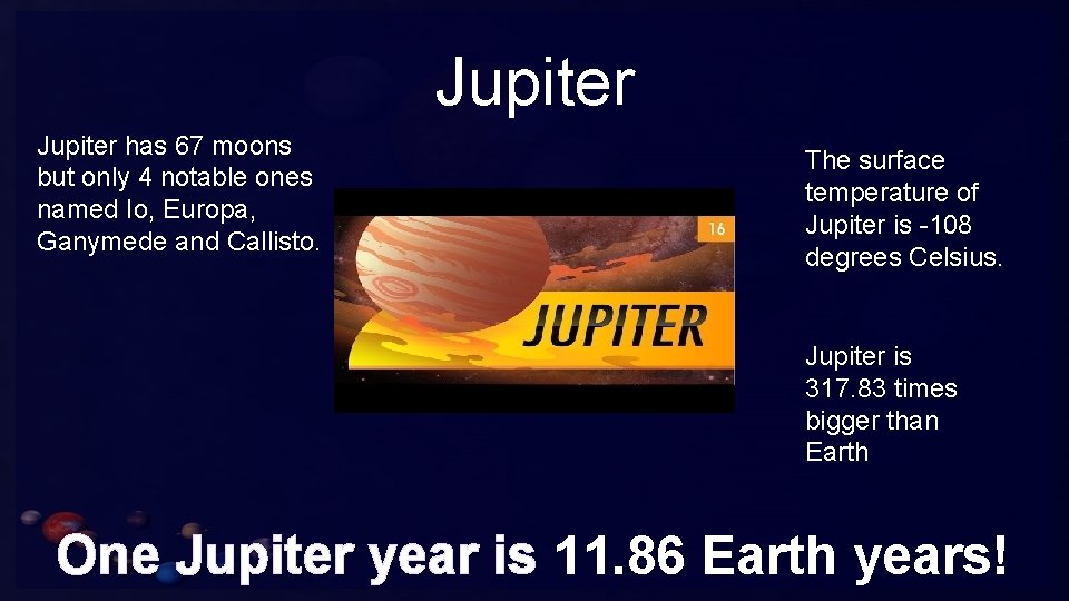 The Solar System Presentation by Sandra Chandler There