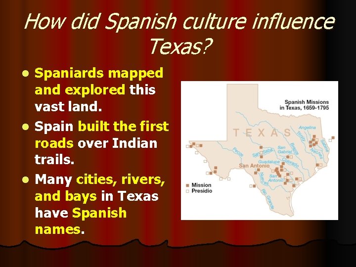 Spanish Rule Ends in Texas Main Idea After