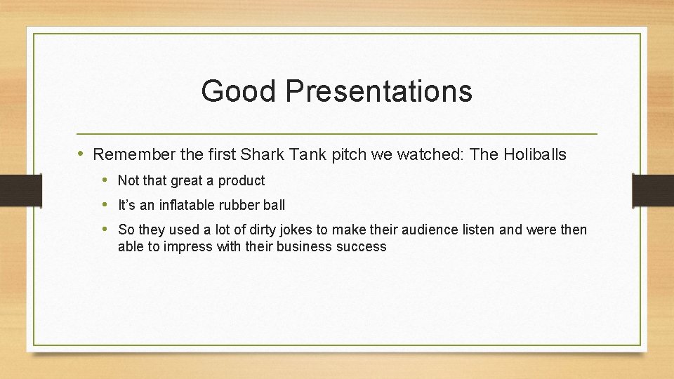 Public Speaking 2020 Session 3 Review Presentations Think