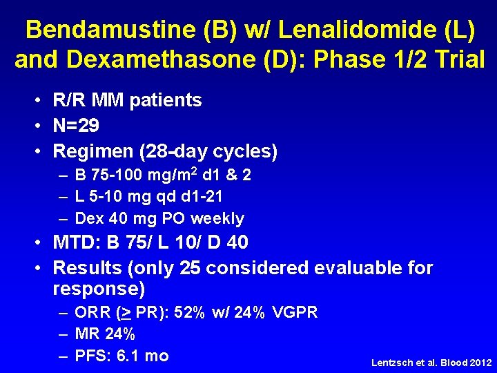 Update on Novel Combinations for RelapsedRefractory Disease Approved