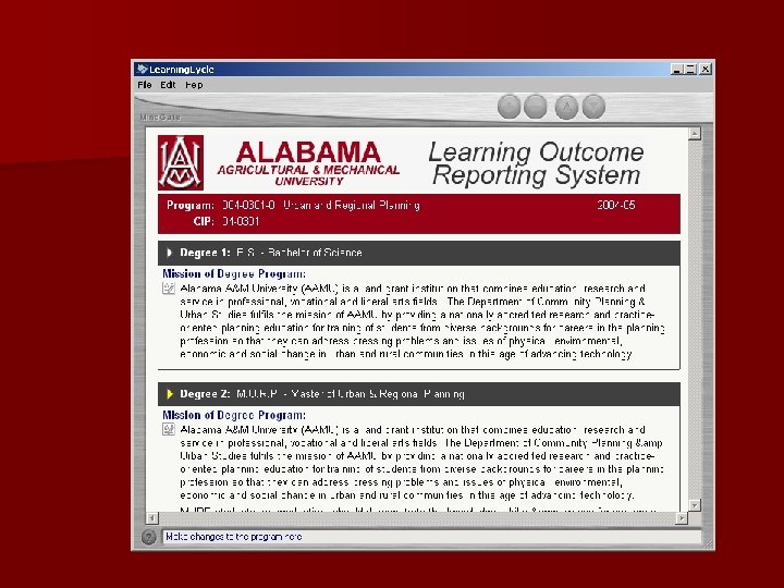 Documenting QEP Progress Development of an OnLine Reporting