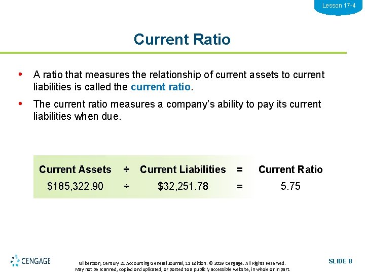 LESSON Learning Objectives 17 4 Analyzing Financial Statements