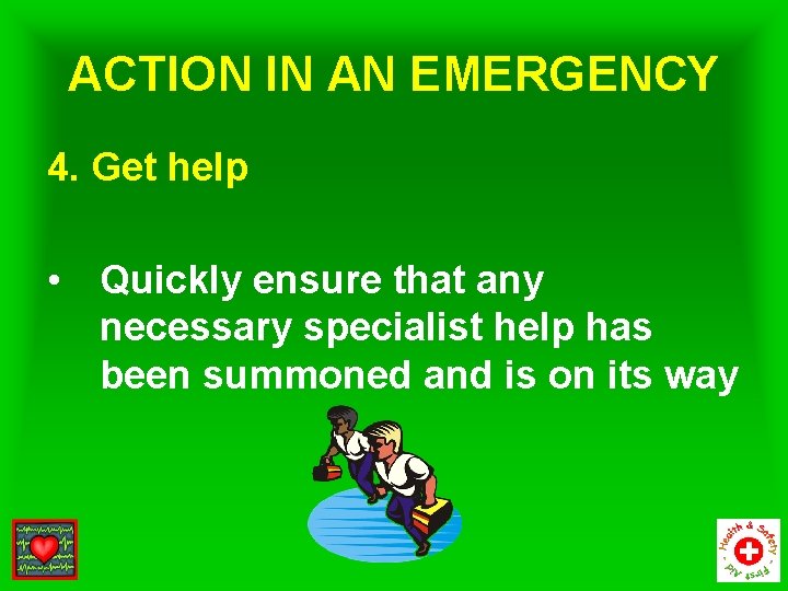 FIRST AID Welcome Defibrillator Course Fire Precautions Fire