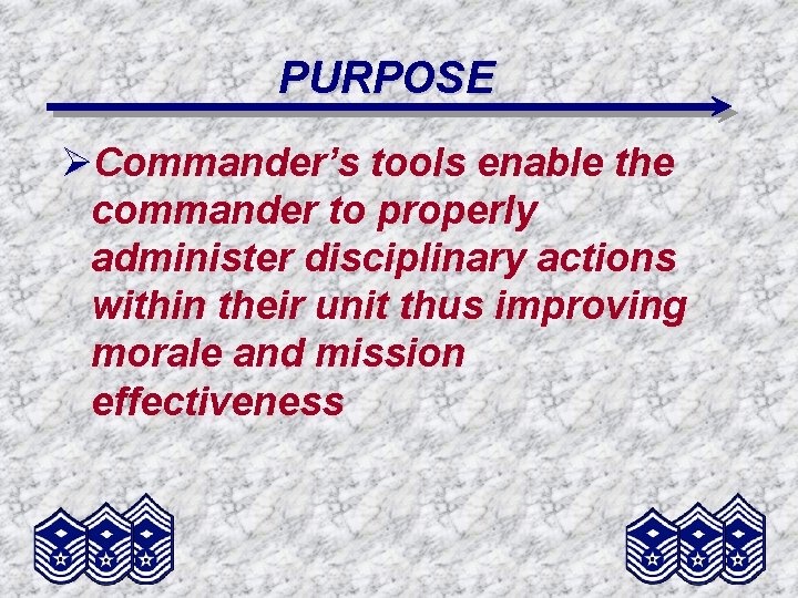 USAF FIRST SERGEANT ACADEMY ADMINISTRATIVE REPRIMANDS UNFAVORABLE ...