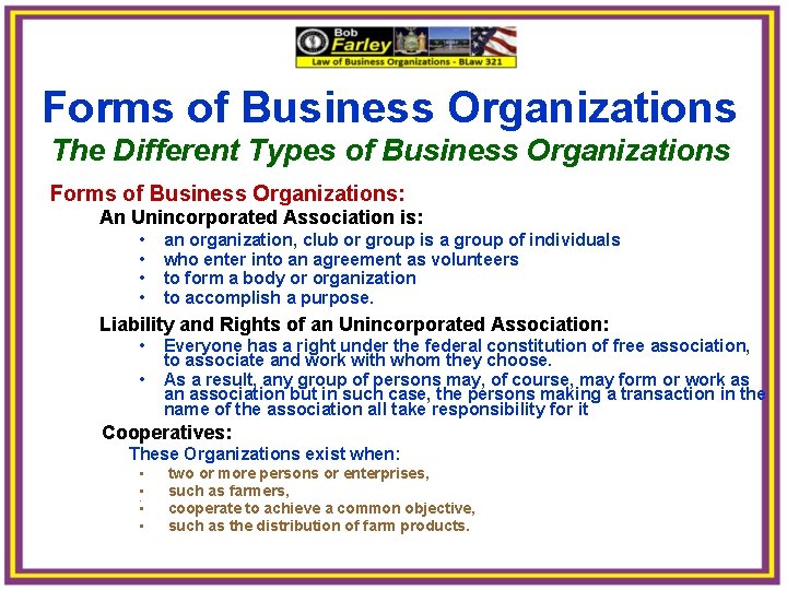 Slide Set 05 A Introduction to Business Organizations