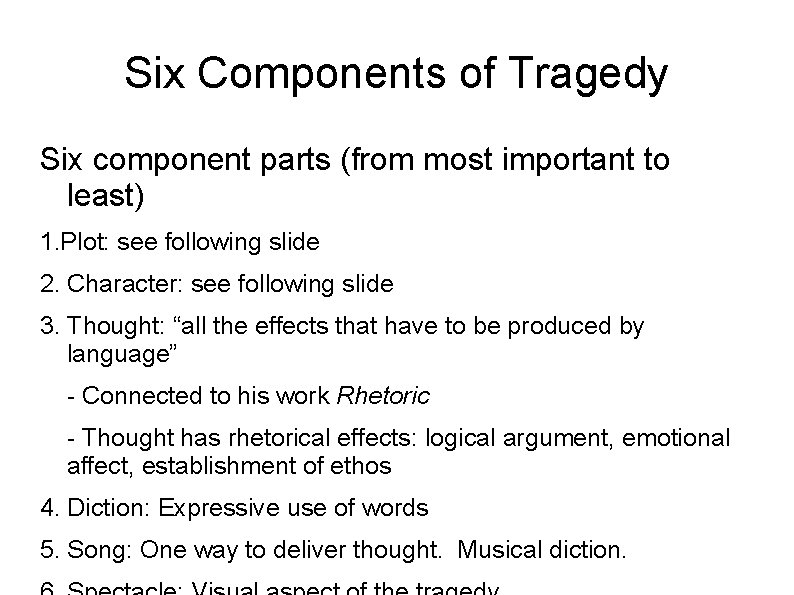 ARISTOTLES PREDECESSOR PLATO ON TRAGEDY AND COMEDY TRAGEDY