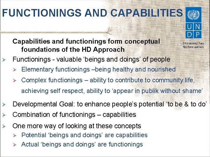 Human Development Concept And Approach by Dr K