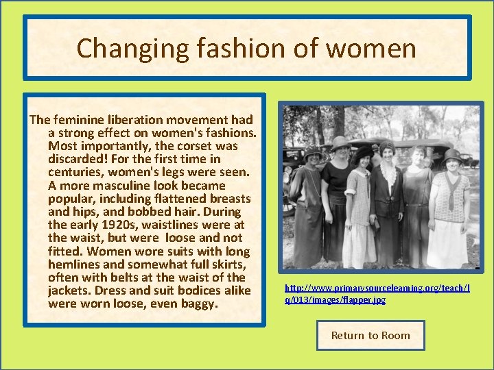 Women in the 1920s Women at Work Women