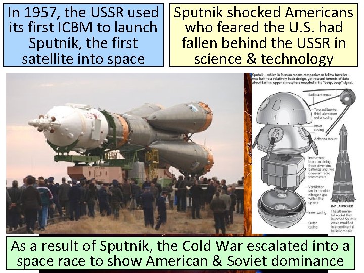 From 1949 to 1960 the Cold War escalated