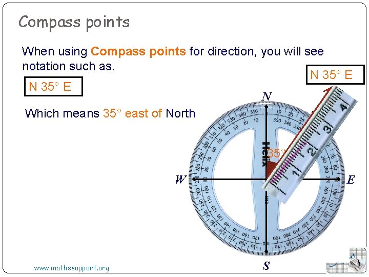 True bearings LO Use trigonometric ratios to solve
