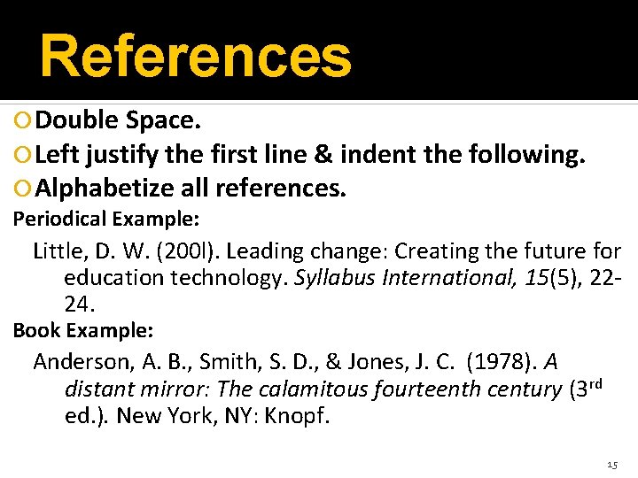 APA Guidelines A brief formatting review Adapted from