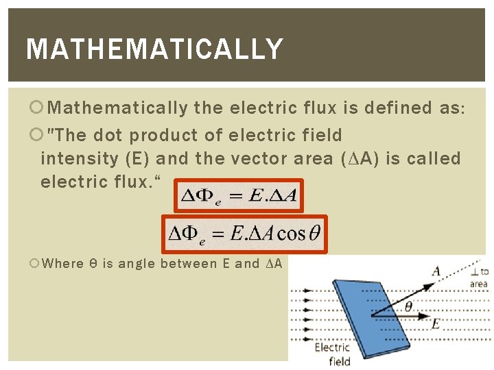 ELECTRIC FLUX ELECTRIC FLUX DENSITY By Engr Hinesh
