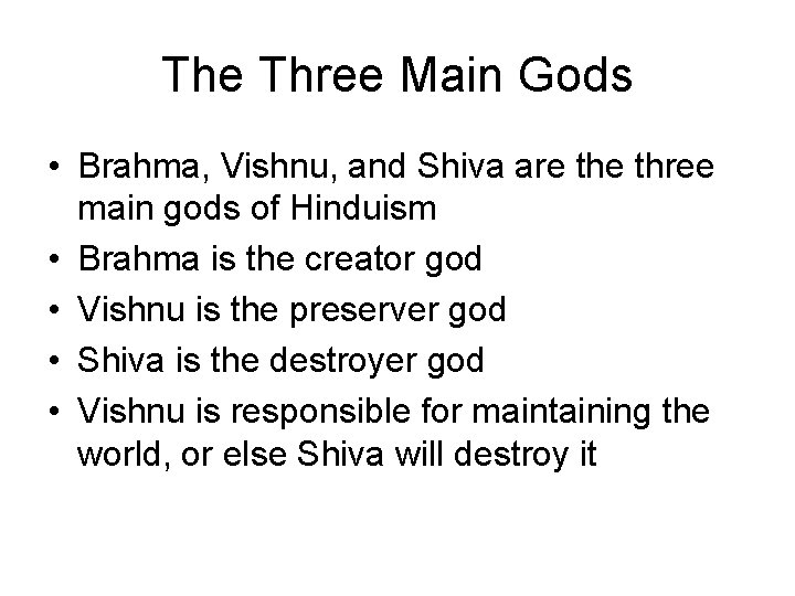 Hindu Gods and Goddesses A Brief Introduction to
