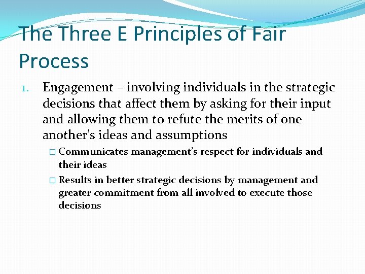 Blue Ocean Strategy Ch 8 Build Execution into