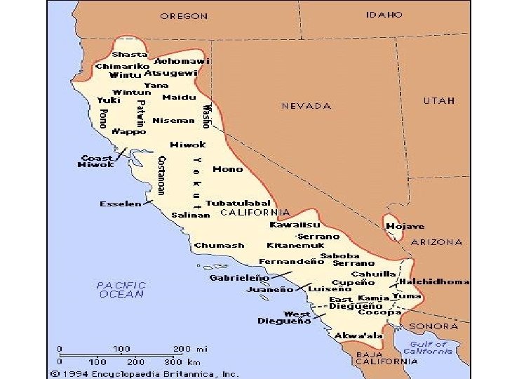 How did the first Americans arrive Achumawi tribe