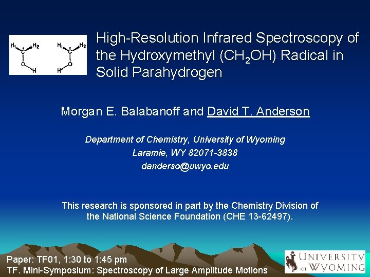 HighResolution Infrared Spectroscopy of the Hydroxymethyl CH 2