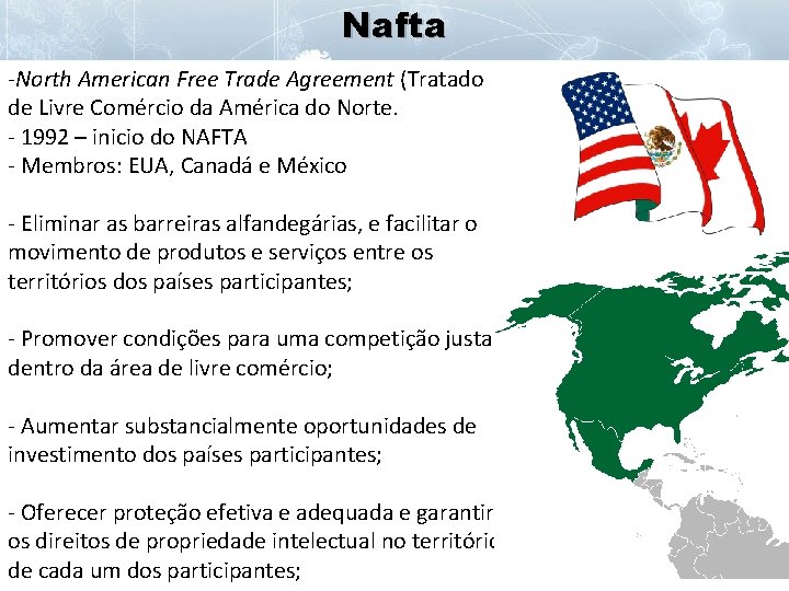 Grupos e Blocos Econmicos Modalidades de Integrao Os