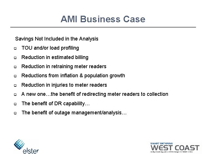 Deployed AMI Value Real World Examples Scott Durham