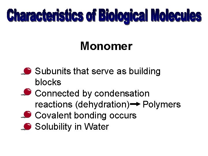 Biological Molecules Building Blocks of Life Biological Compounds