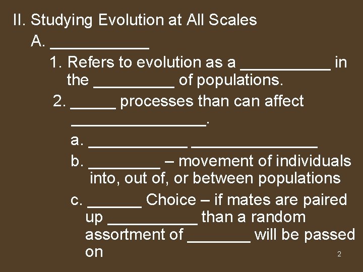 16 3 Beyond Darwinian Theory I Darwins Updated