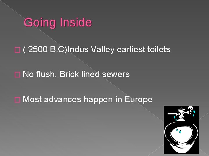 History of the Toilet By Jared JacobsEl September