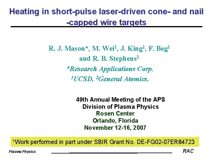 Heating in shortpulse laserdriven cone and nail capped