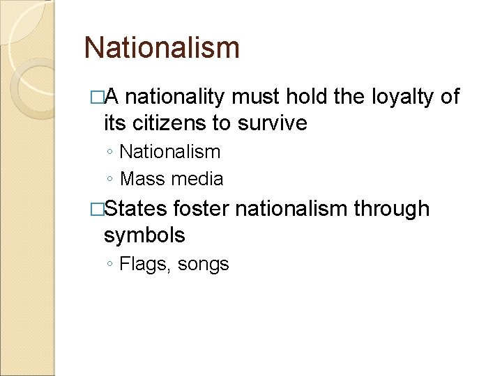 Why have Ethnicities been transformed into Nationalities Key