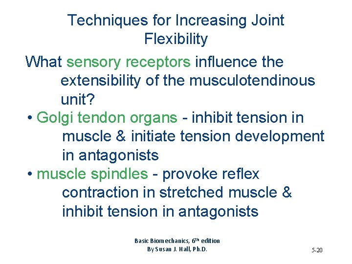 Chapter 5 The Biomechanics of Human Skeletal Articulations