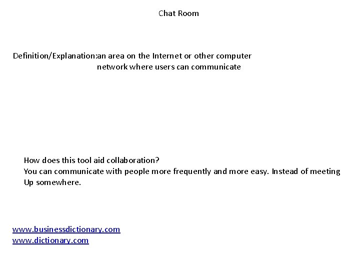 Digital Collaboration By Marquis Allen Period 6 Due