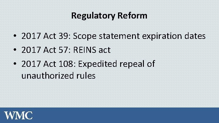 Legislative and Political Update Lucas Vebber Wisconsin Manufacturers