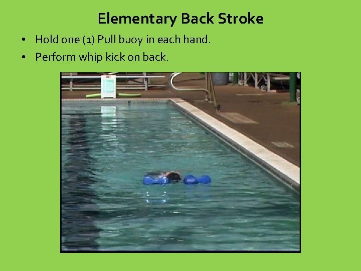 Breast Stroke Drills Heel Touches legs touch heels