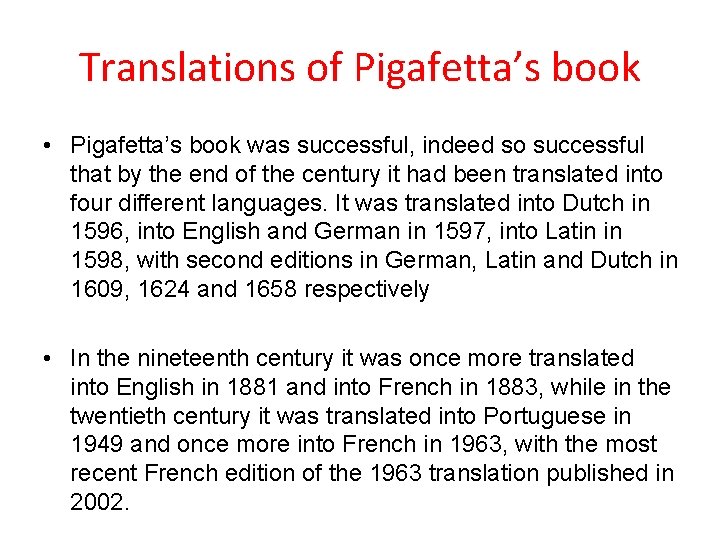 The Translation into English of Filippo Pigafettas Relatione