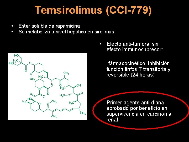 TEMSIROLIMUS Begoa Mellado Servicio de Oncologa Mdica Hospital
