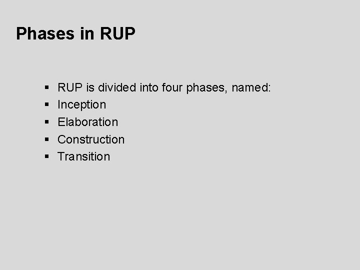 Lecture 03 Introduction to RUP RUP Rational Unified