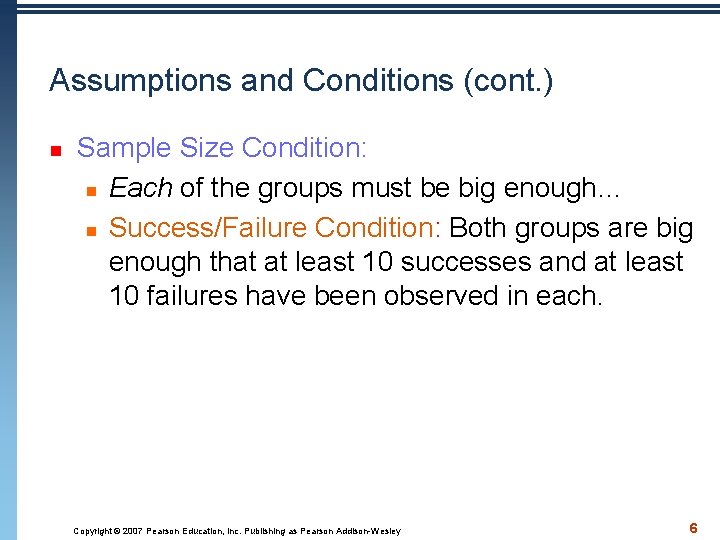 Chapter 22 Comparing Two Proportions Standards 17 and