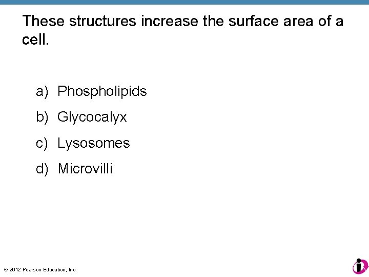 Power Point Clicker Questions CHAPTER 3 Cells and