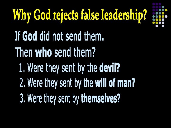 Lesson 1 The to Call Leadership The Call