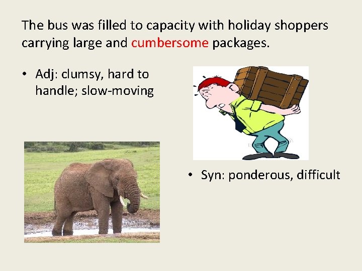 Vocabulary D Unit 1 The librarian had to