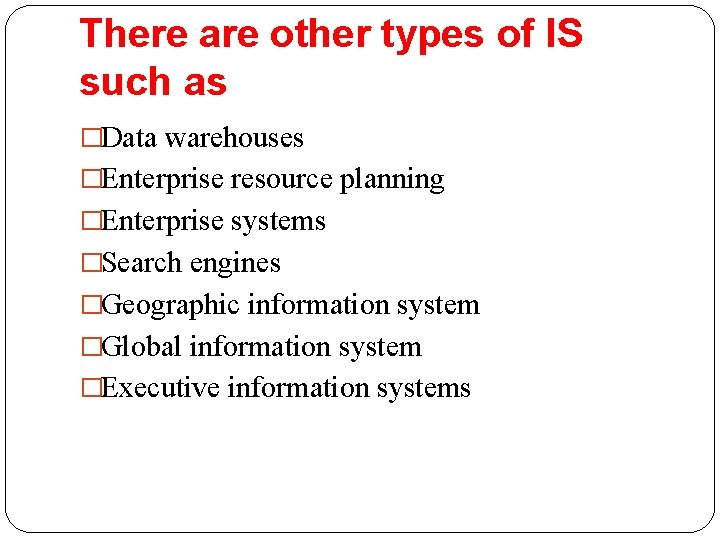 Lecture 4 People Aspects in IS To be