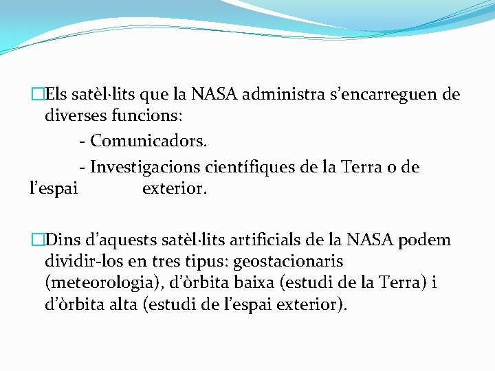 QUE ES LA NASA La National Aeronautics and