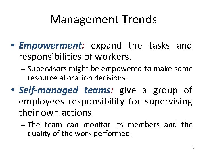 Management Practices Lecture 02 1 Recap Management Key