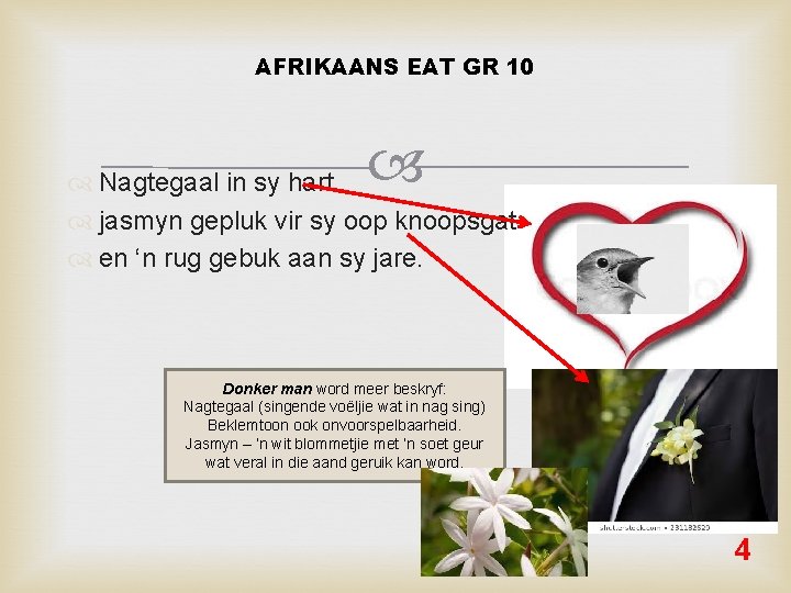 AFRIKAANS EAT GR 10 Toemaar die donker man
