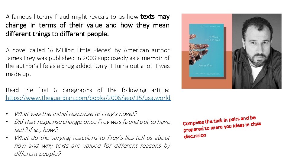 Close Study Macbeth In this unit we will