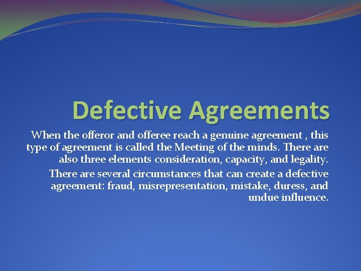 Ch 6 Genuine Agreement By Ladavia Cullum Vocabulary