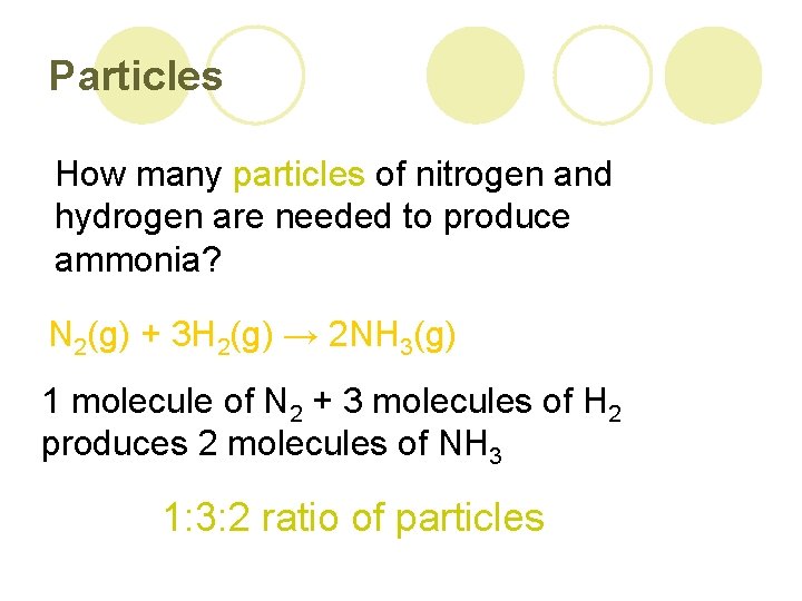 Stoichiometry Interpreting Chemical Equations Chapter 12 Recipe Analogy
