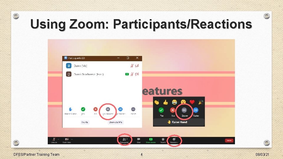 Practical Applications in CWW Using Zoom DFESPartner Training